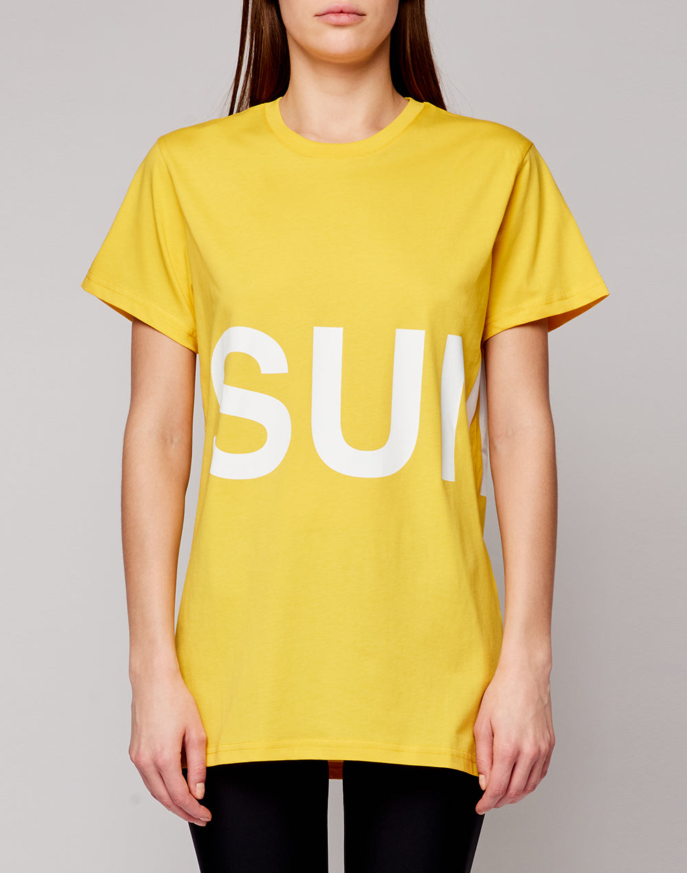 Sundek maxi t-shirt in cotone organico con stampa logo W731TEOC100 ...